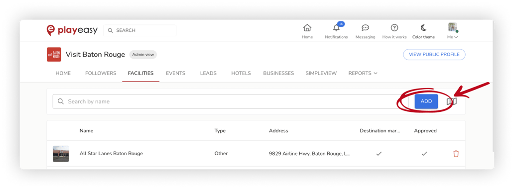 How to Create a Facility Profile